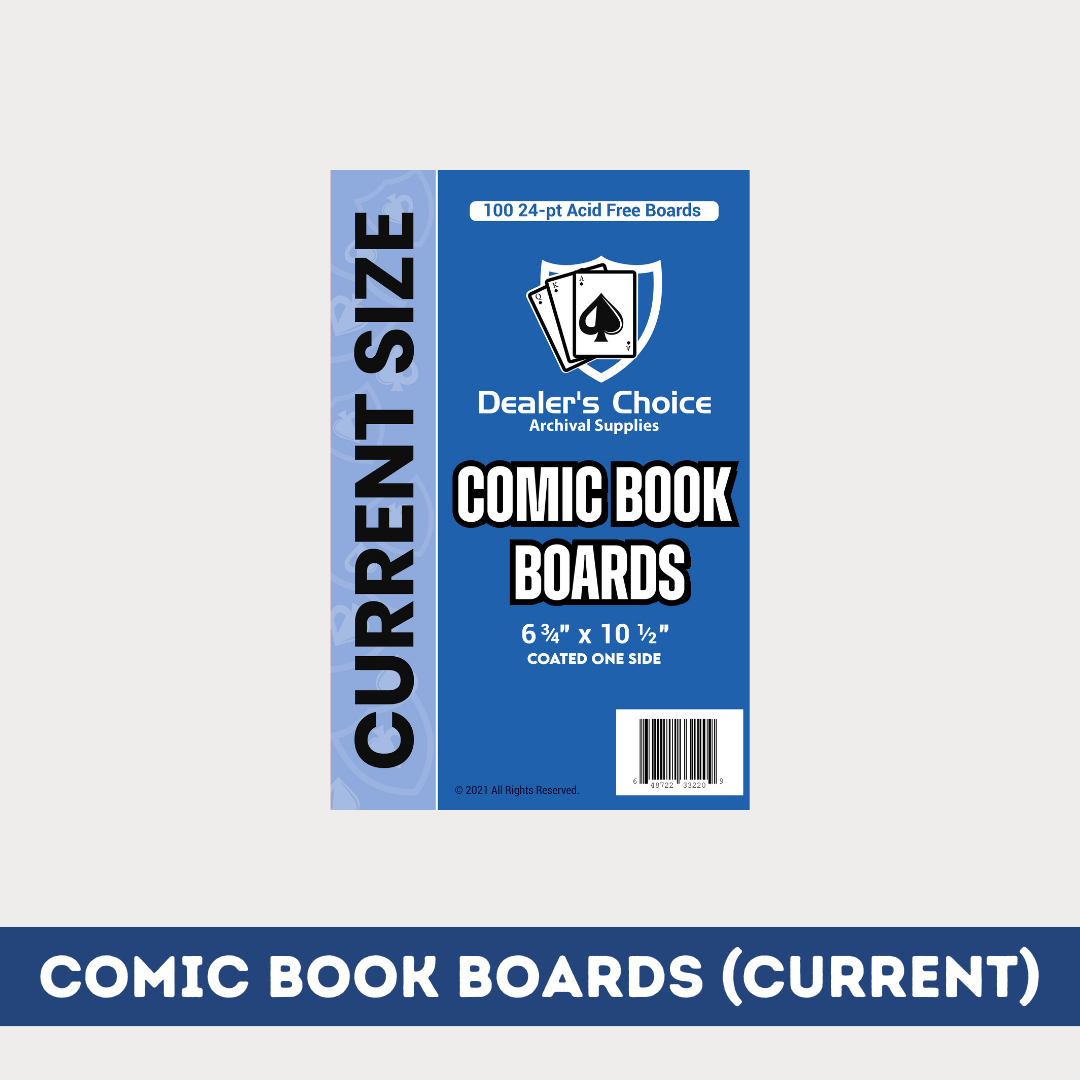 DEALER'S CHOICE COMIC BOOK BOARDS (CURRENT) – Gemini Comic Supply
