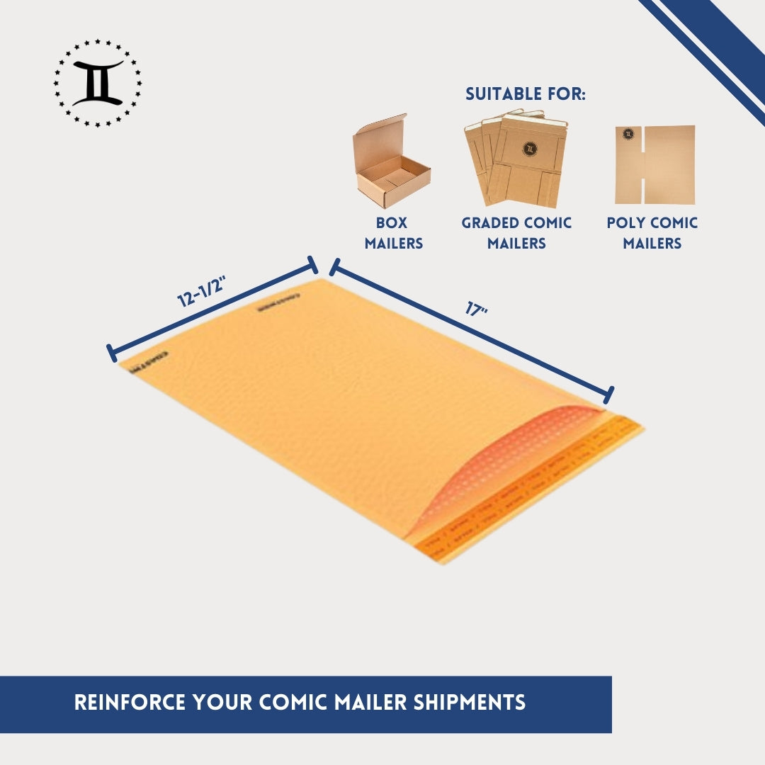KRAFT BUBBLE MAILERS – Gemini Comic Supply