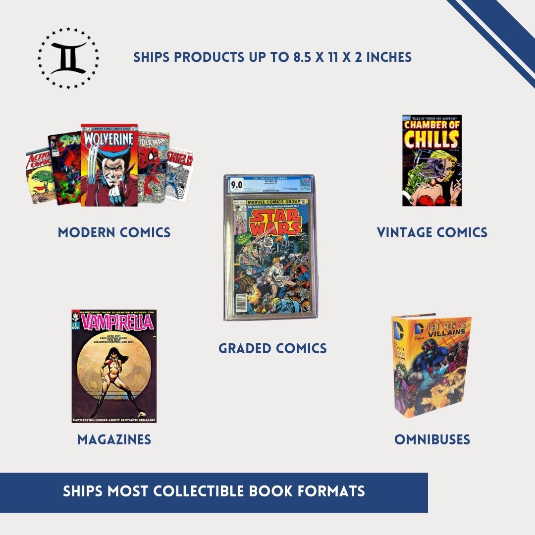 GEMINI POLY COMIC BOOK MAILERS – Gemini Comic Supply